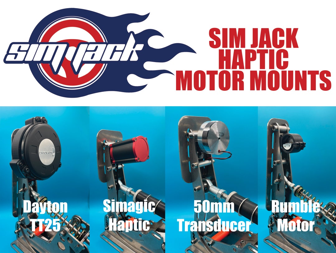 Sim Jack Pro Haptic / Rumble/ Bass Shaker Mounts Simjack Simagic Dayton TT25 50mm - Etsy UK
