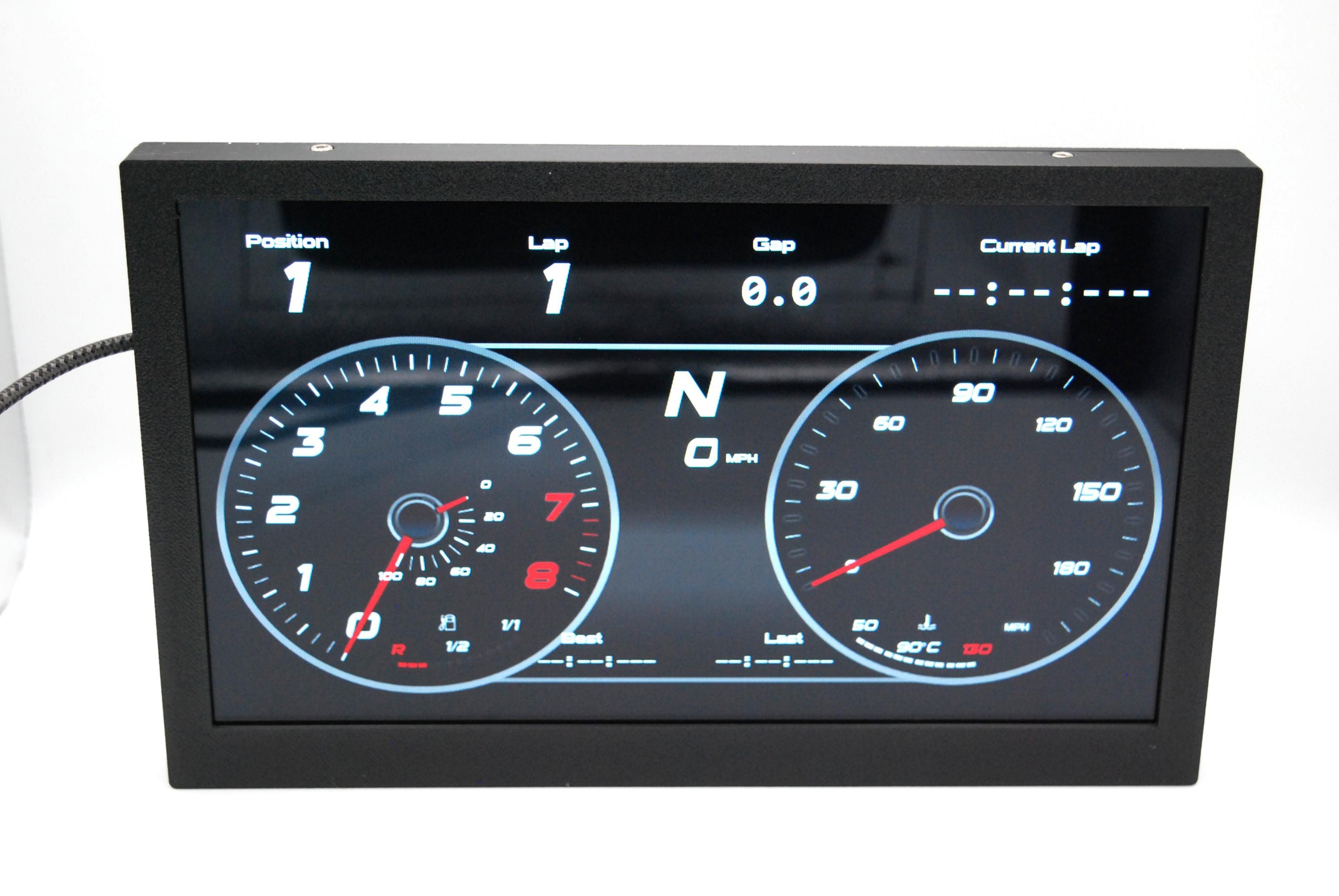 10" Vocore LCD Screen Case - USB Display Sim Racing Dashboard - Etsy