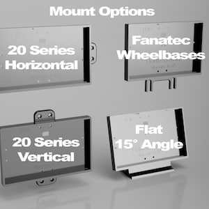 Sim Racing Dashboard Screen Cases Various Mount Options Vocore 5" & 6.8 ...