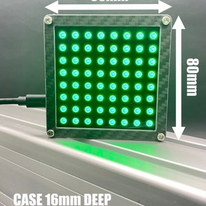 64 LED RGB Matrix for Sim Racing Flags and Gear Indicator - for Simhub ...