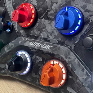 Simagic GT Neo Anodized CNC Aluminium Encoder Knobs (also Fits Generic ...