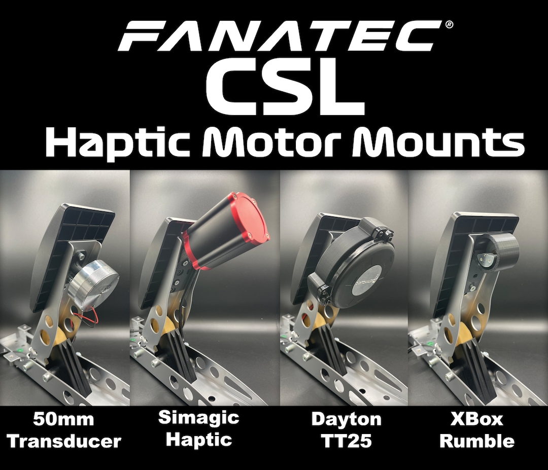 Fanatec CSL Haptic / Rumble/ Bass Shaker Mounts Simagic Dayton TT25 ...