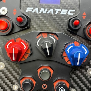 Anodized Aluminium Encoder Knobs for Fanatec Formula Wheel Rims - Laser ...