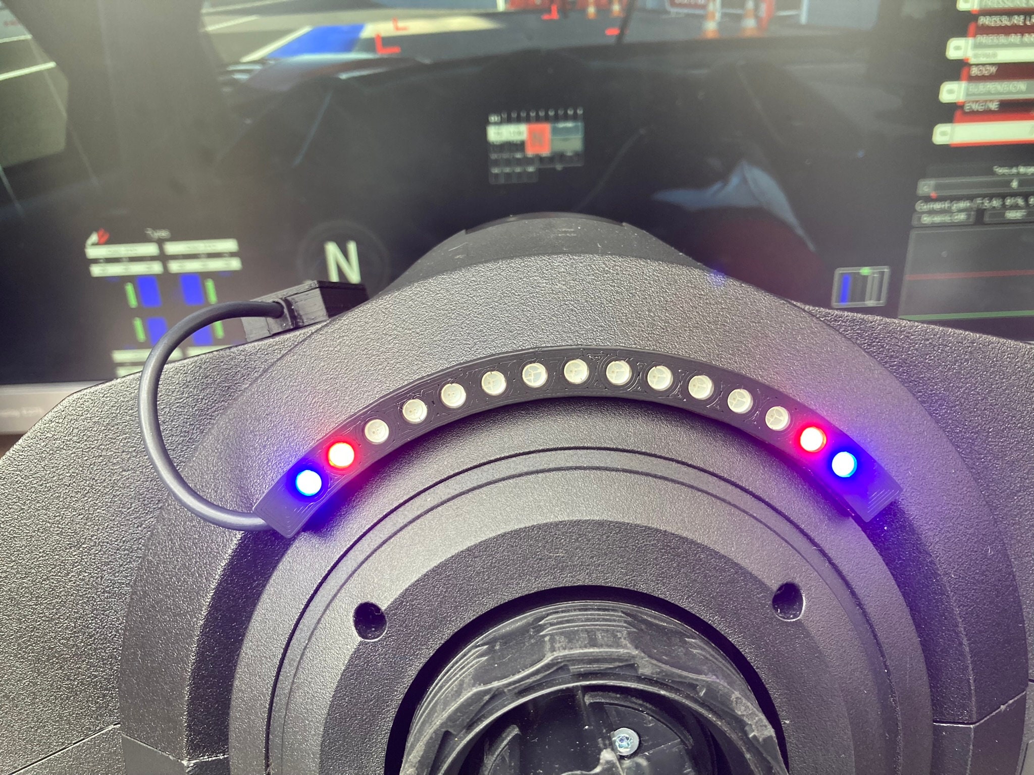 RGB Rev Shift Lights for Thrustmaster TX T300 T300RS Ts-pc Ts-xw - Etsy UK