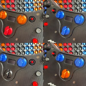Anodized CNC Aluminium Encoder Knobs for Fanatec Mclaren GT3 Wheel also ...