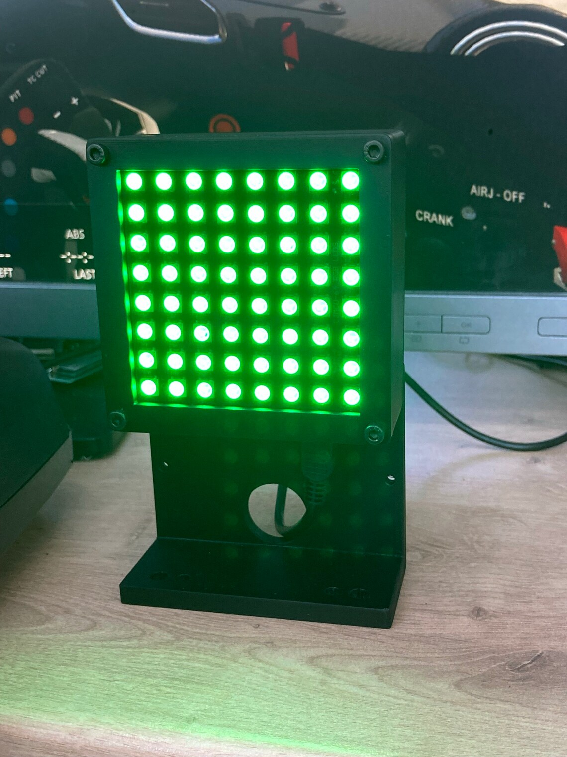 64 LED RGB Matrix for Sim Racing Flags and Gear Indicator | Etsy