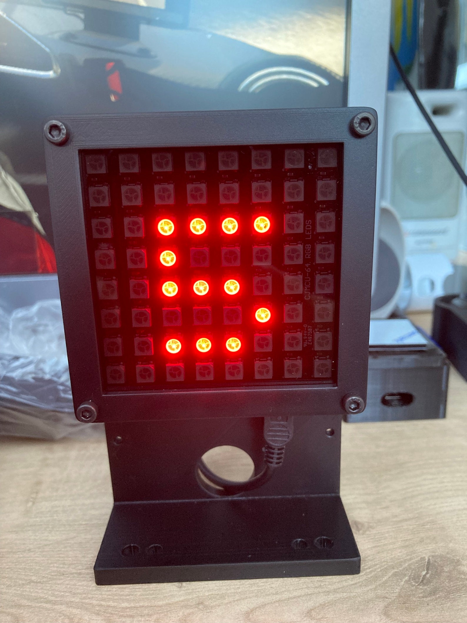 64 LED RGB Matrix for Sim Racing Flags and Gear Indicator - Etsy