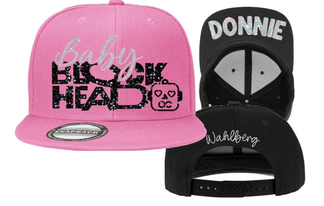 NKOTB Baby Blockhead New Kids on the Block Snapback Hat: Glitter or ...