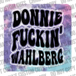 Donnie F'n Wahlberg Cotton Candy Colored Tee or Tank - Etsy