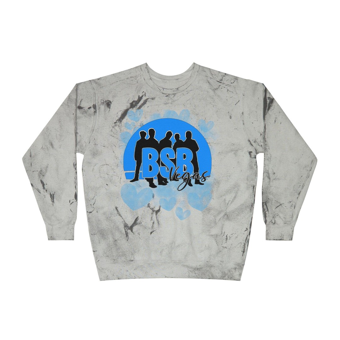 BSB Vegas Inspired Color Blast Crewneck Sweatshirt, Unisex Casual ...