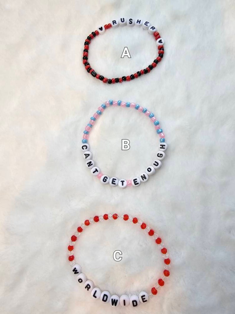 Big Time Rush Inspired Bead Bracelet - Etsy
