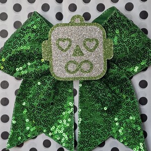 Blockhead - NKOTB Inspired Sequin Cheer Bow Hair Accessory - Etsy