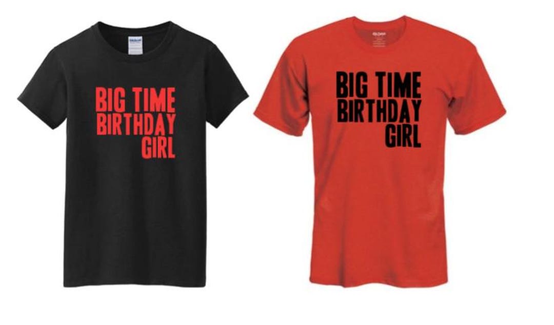 Big Time Birthday Girl! Big Time Rush Inspired - BTR Tee Shirt - Etsy