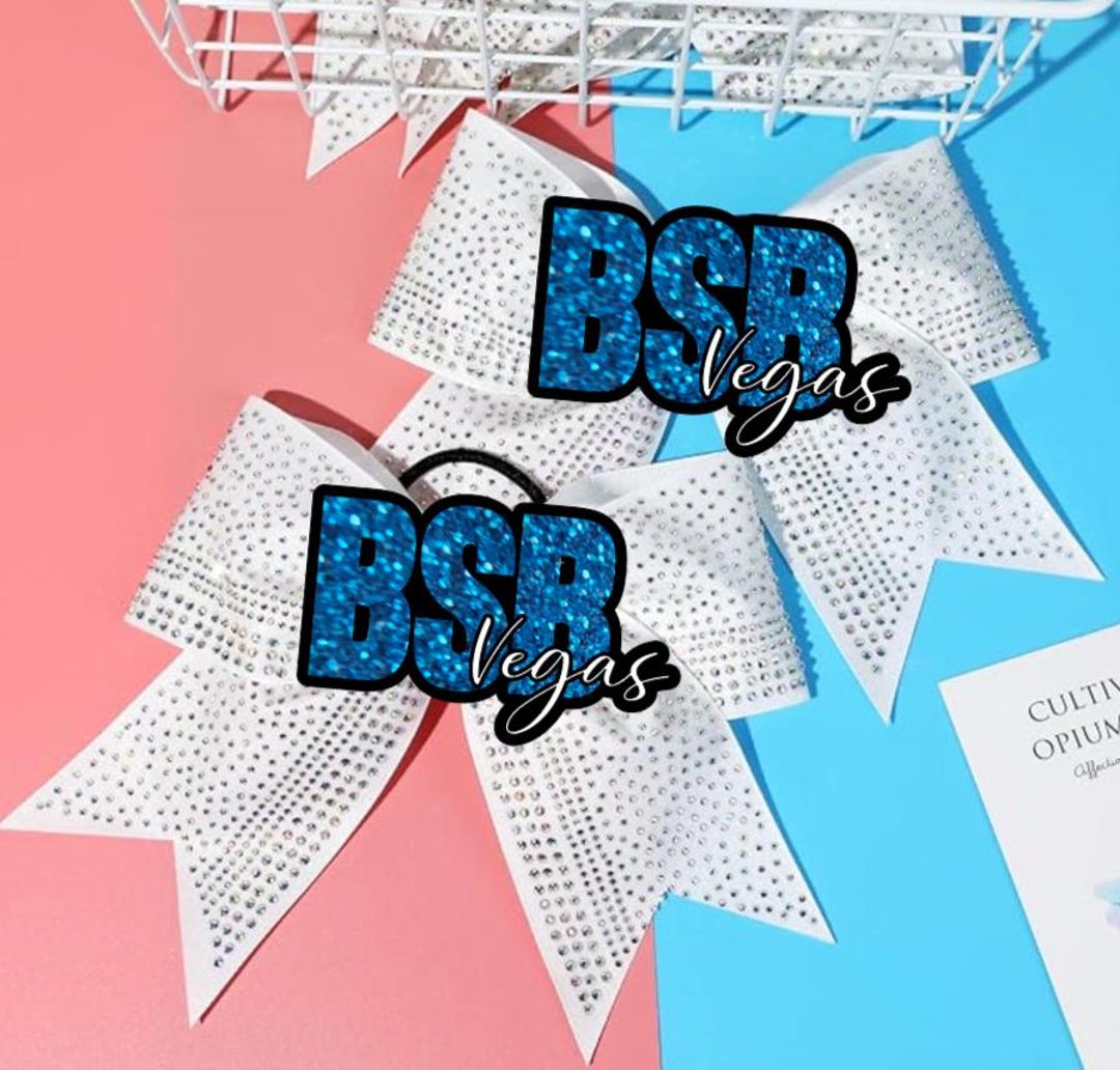 Backstreet Boys Inspired BSB Glitter Cheer Bow With Rhinestones - Etsy