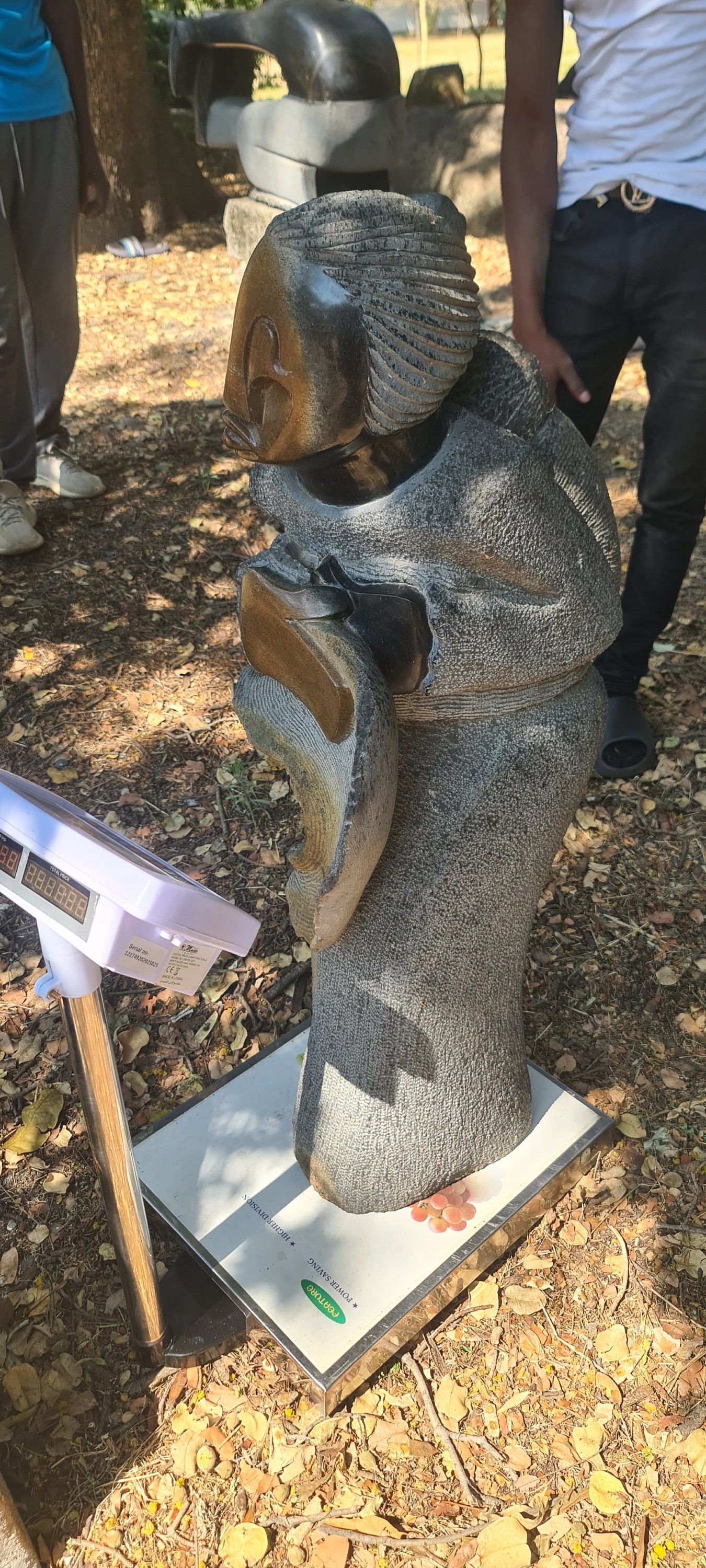 Mother and Daughter Sculpture on Springstone Rock Carved by Jorum - Etsy