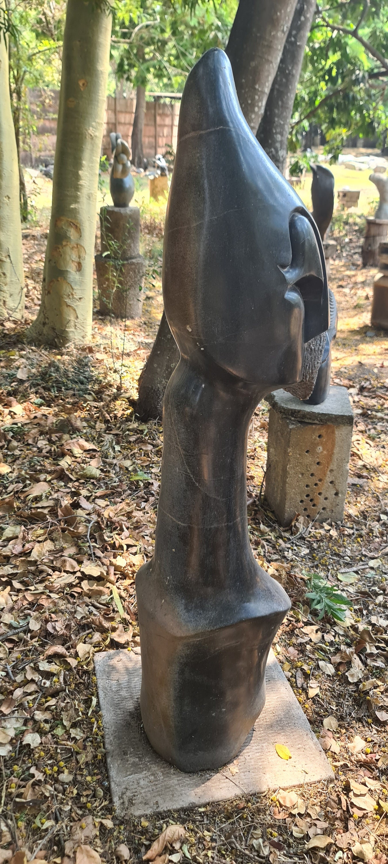 Shona Art, the Old Man Sculpture on Springstone Rock Carved by Jorum ...