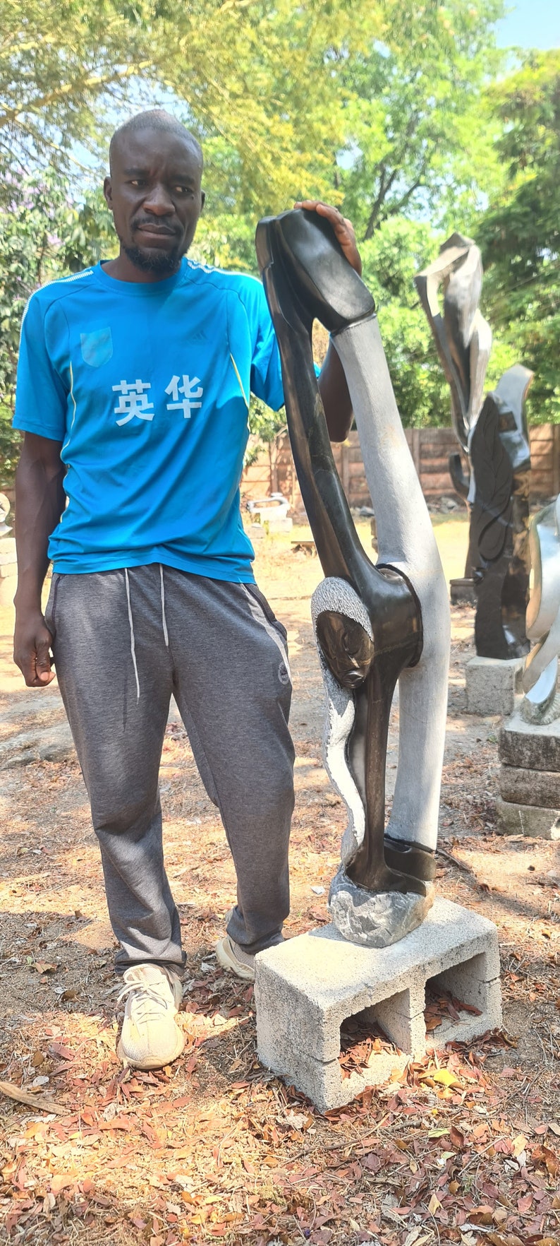 Gymnastics Sculpture on Springstone Rock Carved by Jorum - Etsy