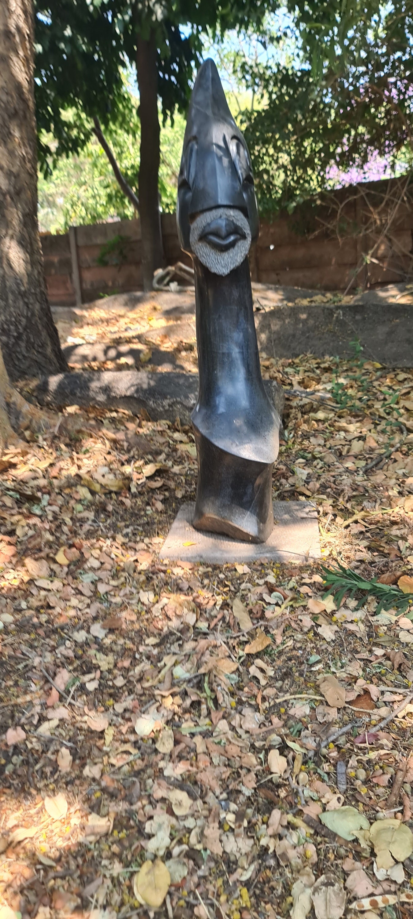 Shona Art, the Old Man Sculpture on Springstone Rock Carved by Jorum ...