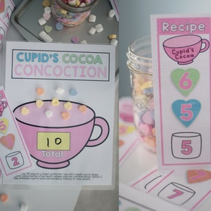 Preschool Valentine Activity Bundle Cupid's Cocoa Kit / | Etsy