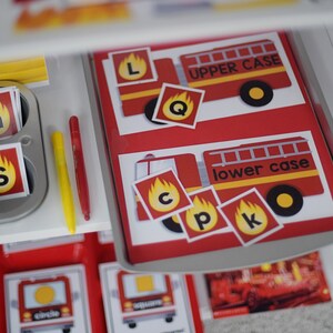Preschool Learning THEME / Firetruck Fire Firefighter / - Etsy