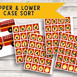 Preschool Uppercase and Lowercase ABC Sort / Alphabet Learning - Etsy