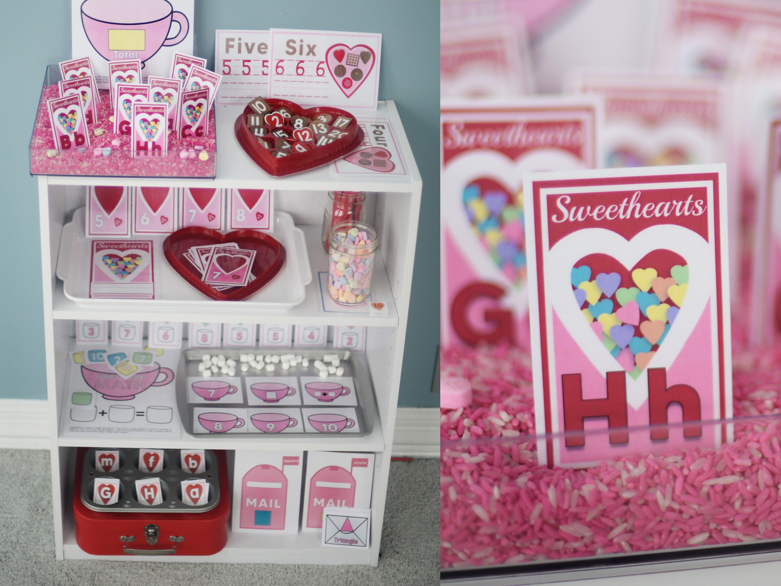 Preschool Valentine Activity Bundle Cupid's Cocoa Kit / Heart Boxes ...