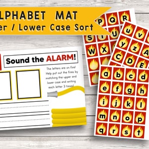 Preschool ABC Practice Mat / Alphabet Practice / Themed - Etsy