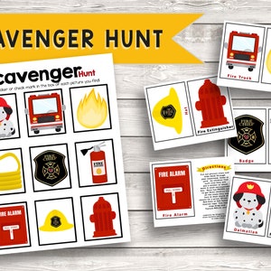 Preschool Learning THEME / Firetruck Fire Firefighter / - Etsy