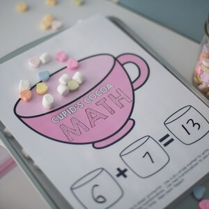 Preschool Valentine Activity Bundle Cupid's Cocoa Kit / | Etsy