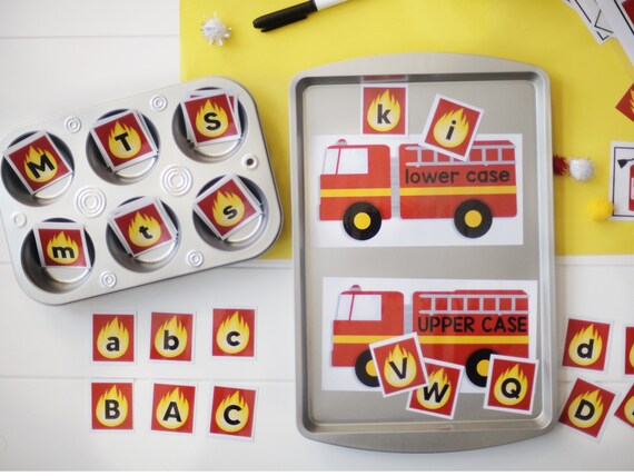 Preschool Uppercase and Lowercase ABC Sort / Alphabet Learning | Etsy