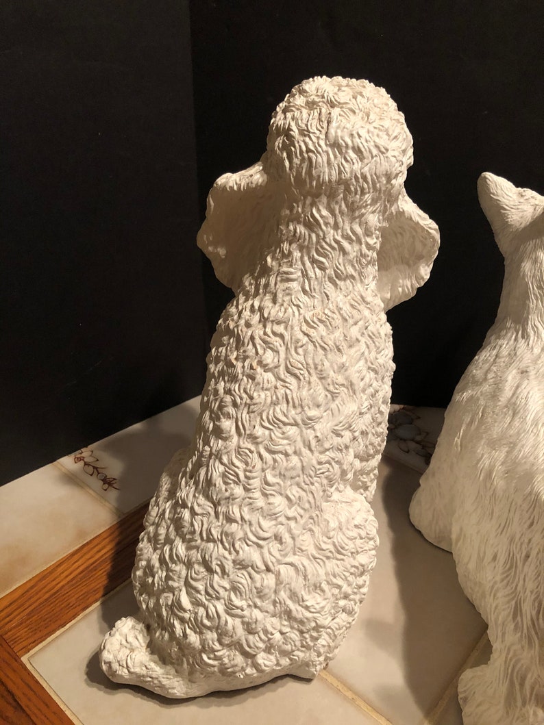 1984 Universal Statuary Corp #323 Poodle White Dog Statue - Etsy