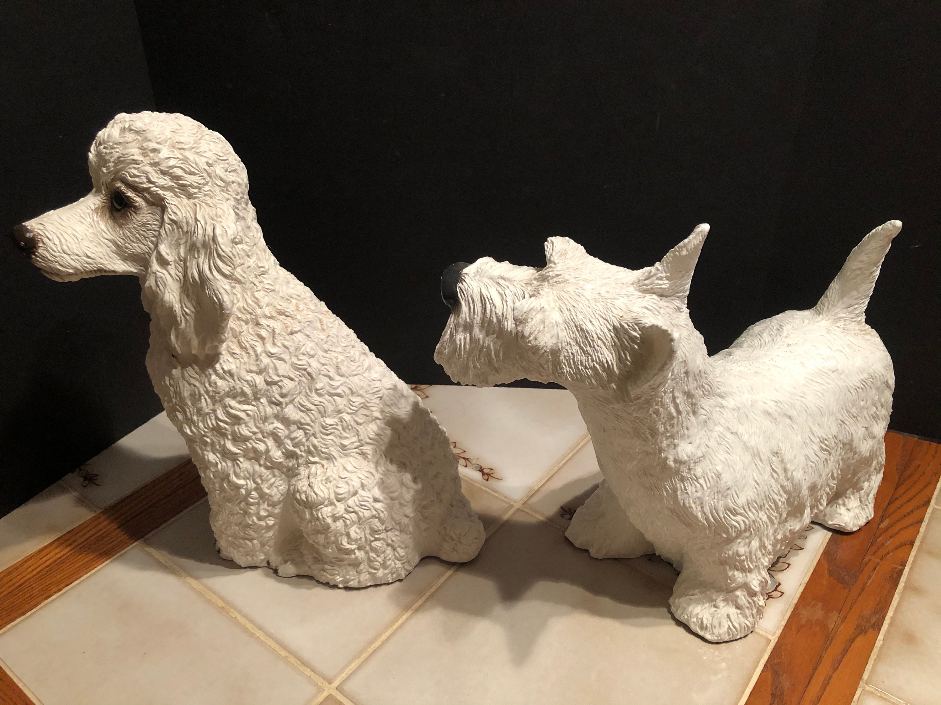 1984 Universal Statuary Corp #323 Poodle White Dog Statue - Etsy