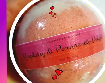 Raspberry Bath Bomb - Etsy