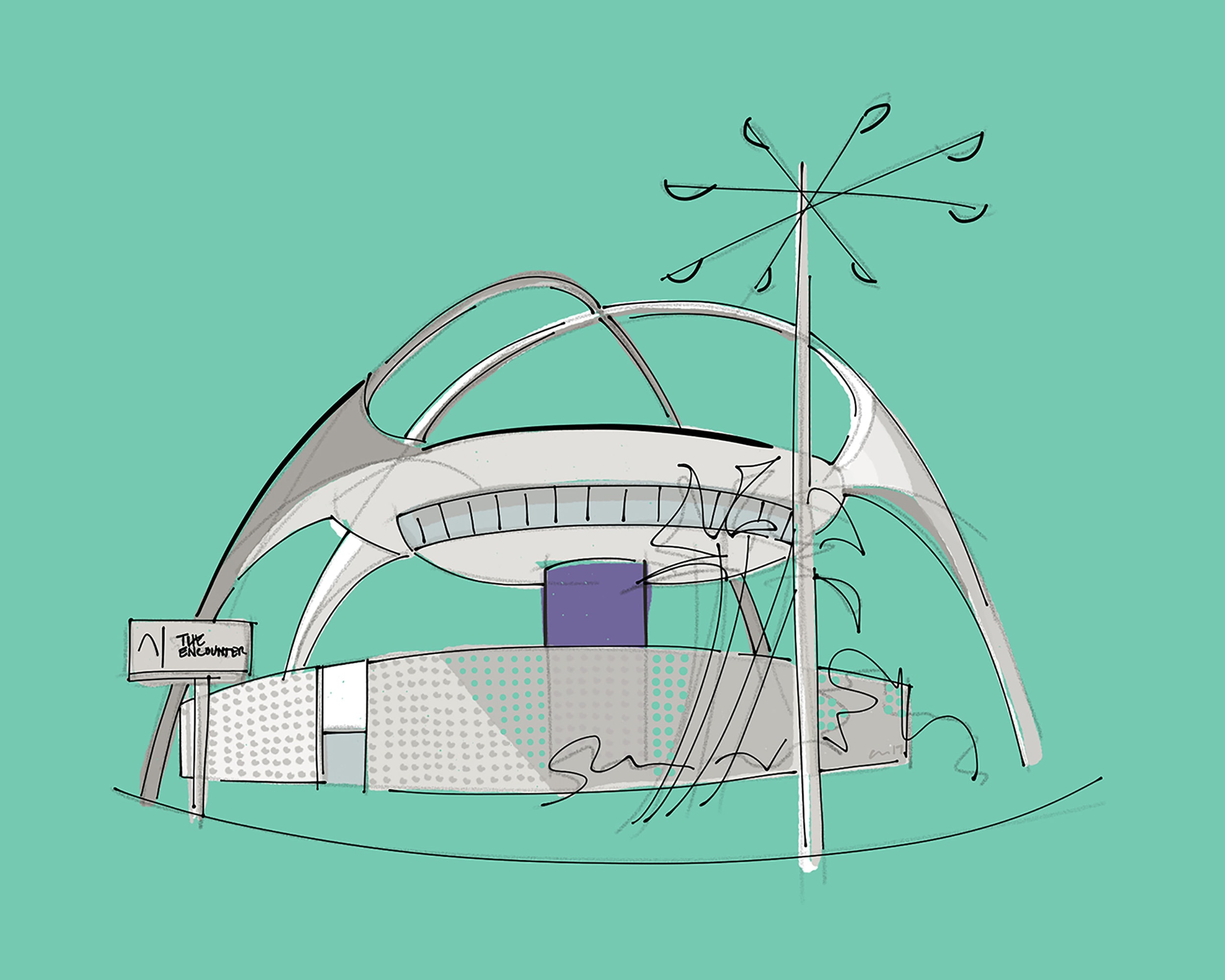 LAX Theme Building - Etsy