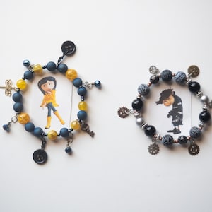 Coraline and Wybie Matching Bracelets - Etsy