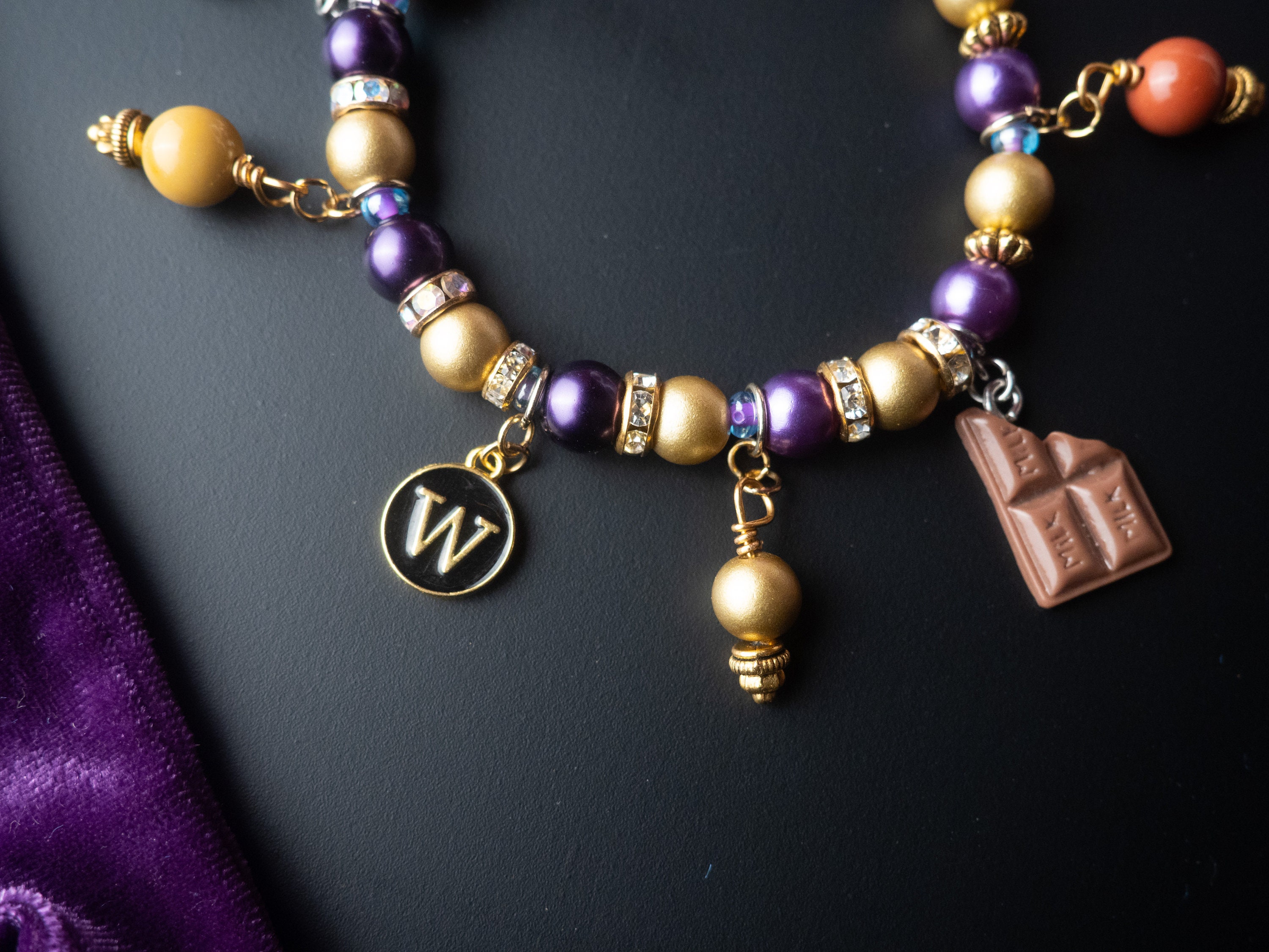 Willy Wonka Beaded Bracelet - Etsy