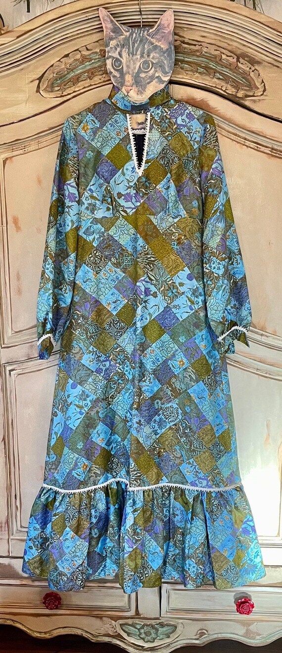 Vintage Prairie Dress Cottagecore Dress Boho Dress Fe… - Gem