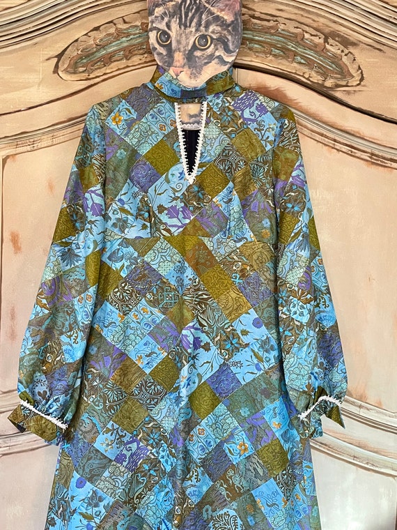 Vintage Prairie Dress Cottagecore Dress Boho Dress Fe… - Gem