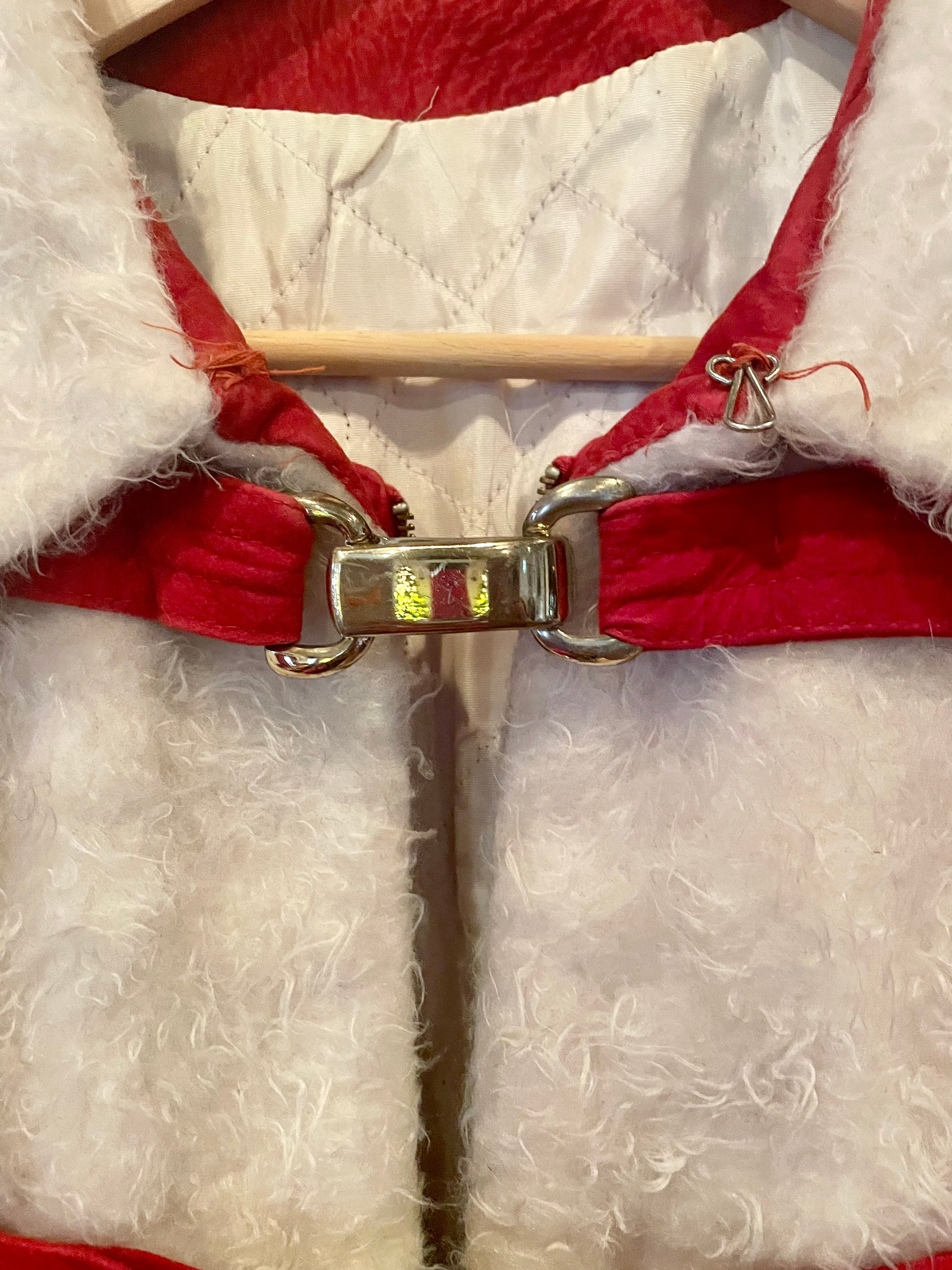 Vintage Christmas Coat Santa Jacket - Etsy