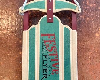 Sleigh Serving Tray - Etsy