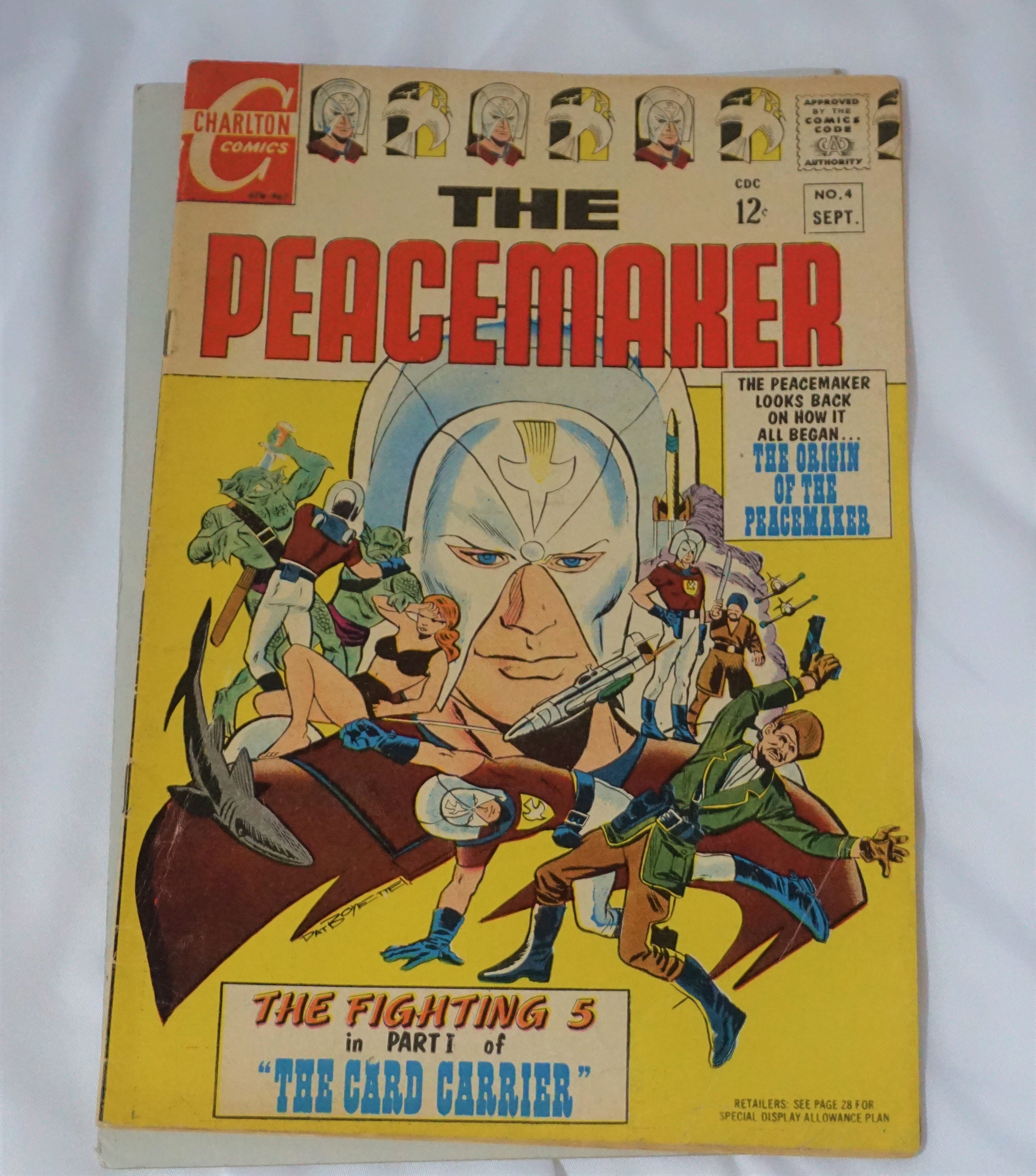 THE PEACEMAKER #4 1967-origin of the Peacemaker-the Fighting 5 Pt 1 of ...