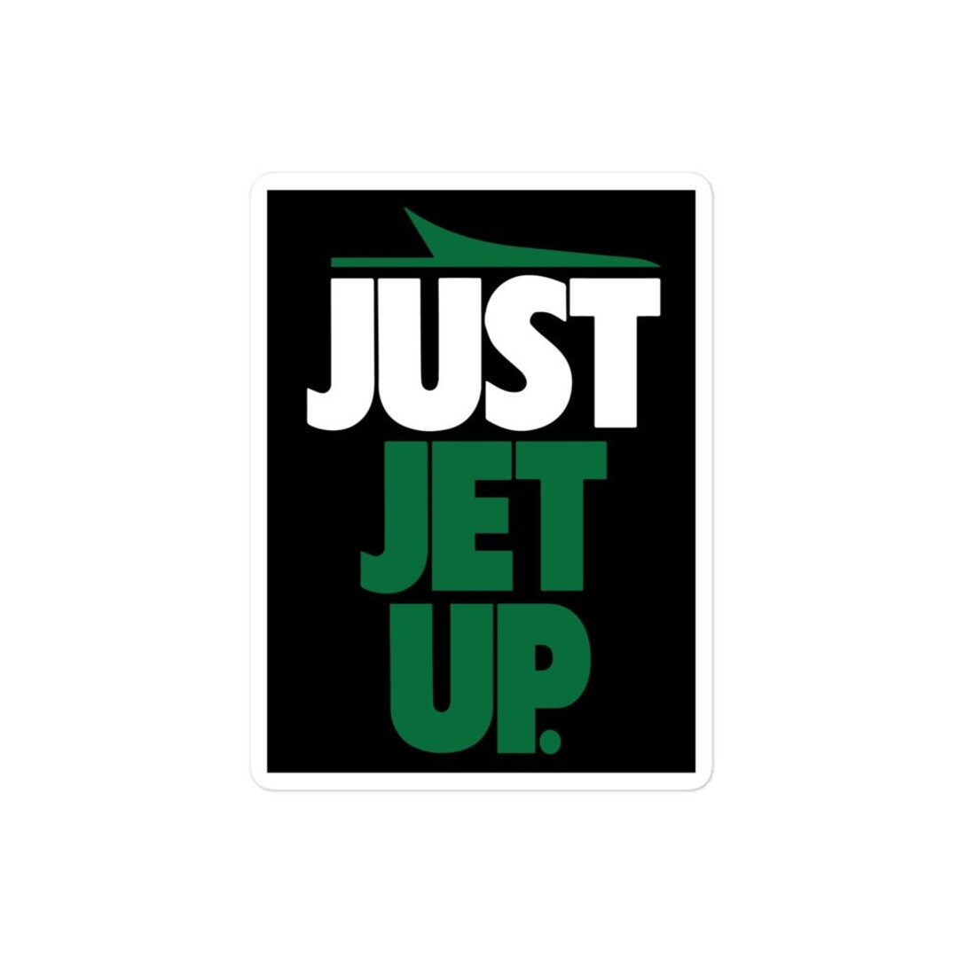New York Jets Sticker - JUST JET UP - Etsy