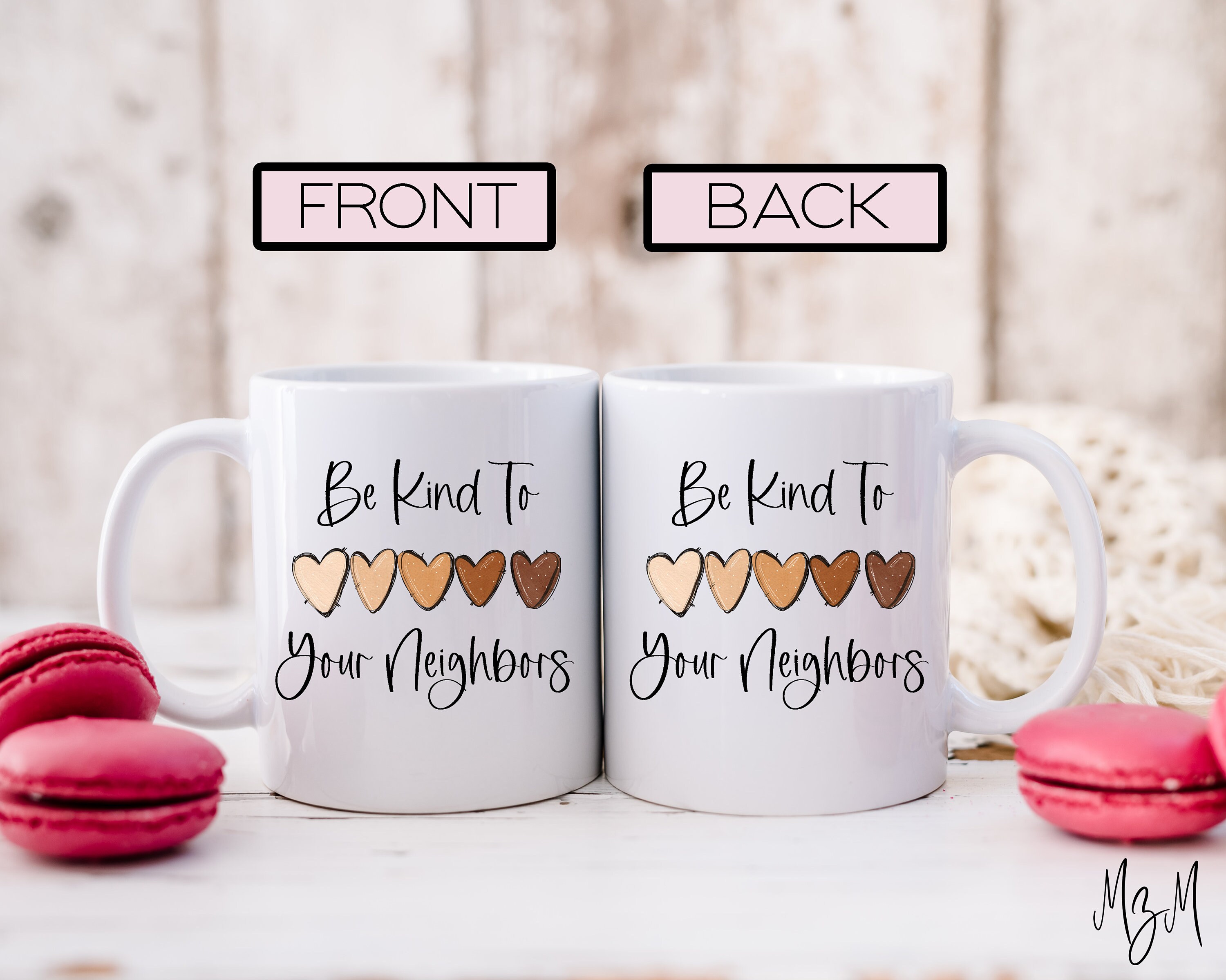 Be Kind to Your Neighbors Mug Respect Your Neighbors Mug Neighbor ...