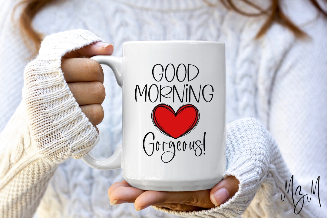 Good Morning Coffee Mug | Affirmation Gift - Etsy