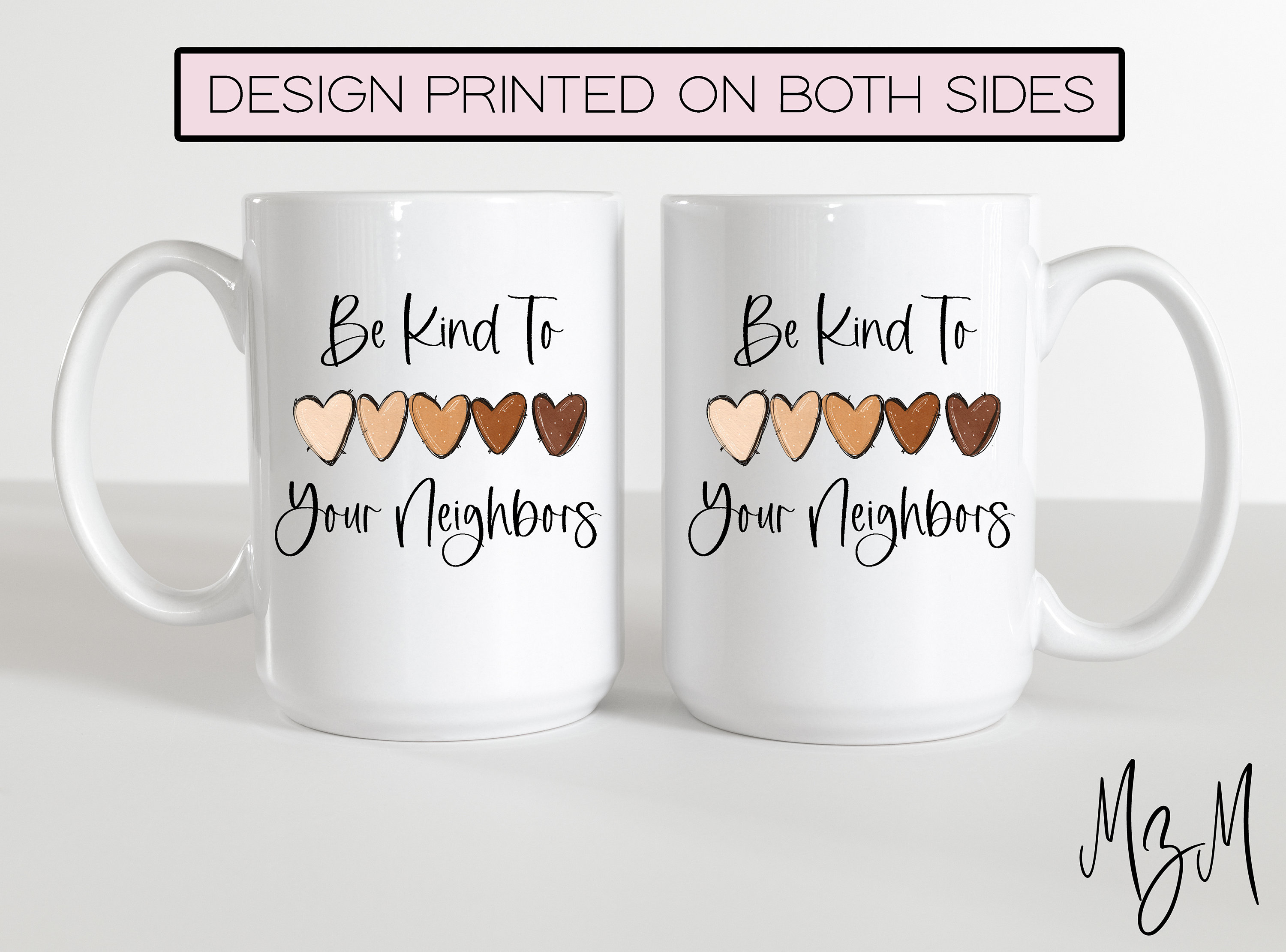Be Kind to Your Neighbors Mug Respect Your Neighbors Mug Neighbor ...