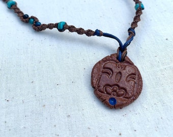 Monkey Clay Pendant - Etsy