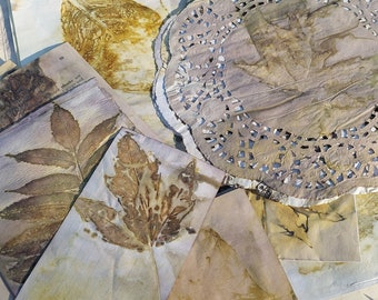 Handmade Eco Dyed Paper Pack B - Etsy