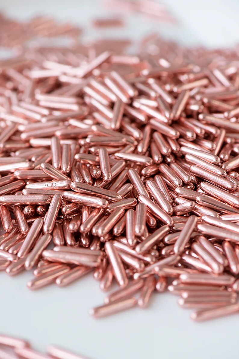 Sweetapolita Rose Gold Metallic Rods - Etsy