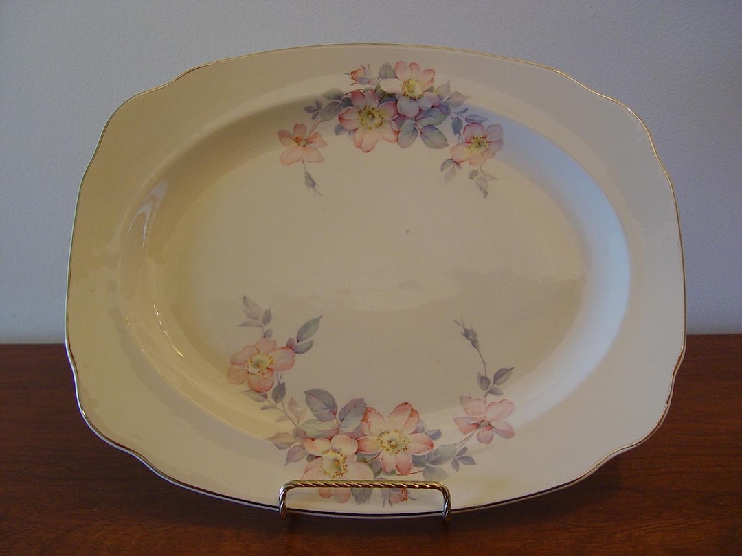 Vintage Paden City Pottery Co. Regina Pattern Serving Platter - Etsy