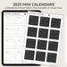 2023 Mini Digital Sticker Calendars Planning Stickers Goodnotes ...